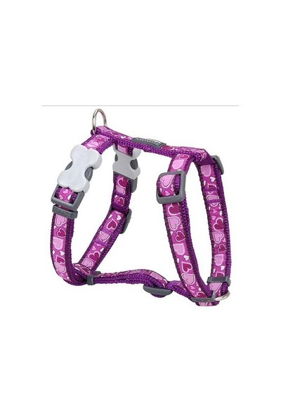 Reddingo Breezy Love Desenli Turuncu Köpek Göğüs Tasması 20 Mm