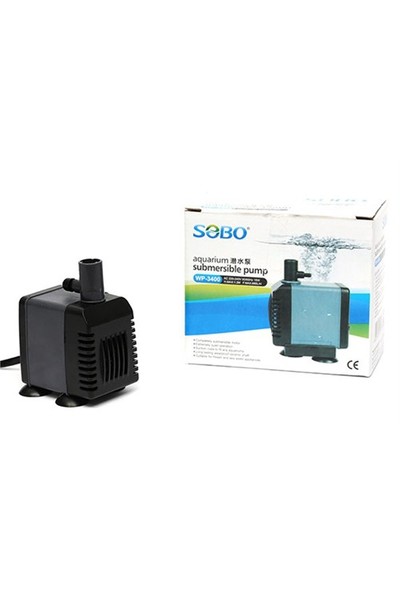 Sobo Samp Motoru WP-3400 15W. 880LT/Saat Sobo Samp Motoru WP-3400 15W. 880LT/Saat