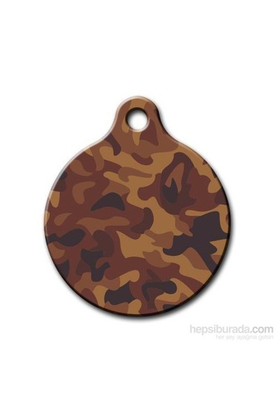 Dalis Pet Tag - Kızıl Kamuflaj Desenli Yuvarlak Kedi Köpek Künyesi (İsimlik) Dalis Pet Tag - Kızıl Kamuflaj Desenli Yuvarlak Kedi Köpek Künyesi (İsimlik)