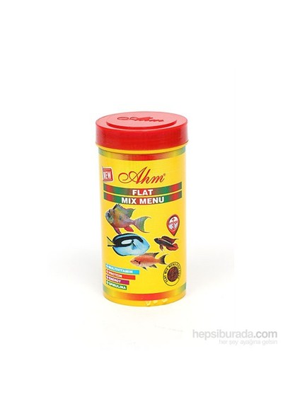 Flat Mix Menu 250 Ml Balık Yemi Flat Mix Menu 250 Ml Balık Yemi