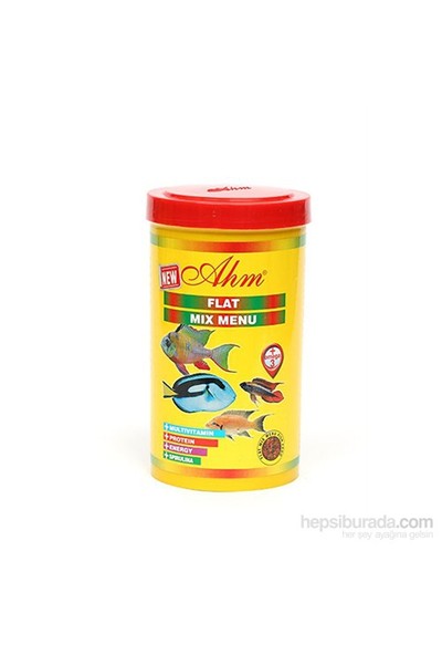 Flat Mix Menu 1000 Ml Balık Yemi Flat Mix Menu 1000 Ml Balık Yemi