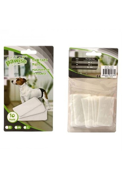 Pawise Köpek Regl Pedi Large 10'Lu Paket Pawise Köpek Regl Pedi Large 10'Lu Paket