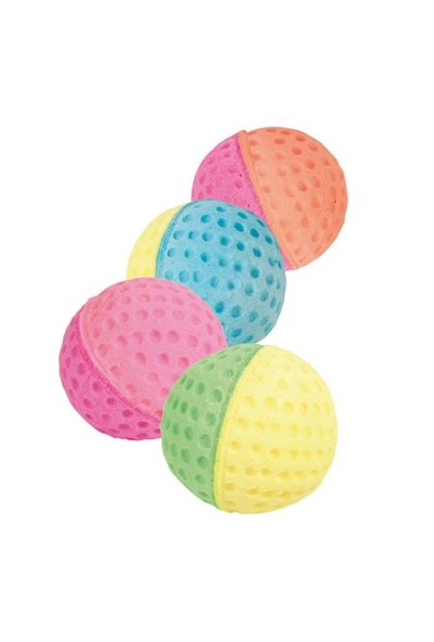 Kedi oyuncağı, sünger top 4cm