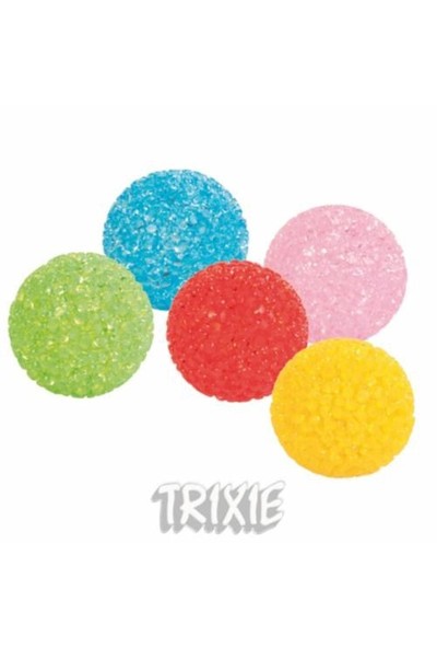 Trixie Parlak zilli kedi oyun topu 4cm Trixie Parlak zilli kedi oyun topu 4cm