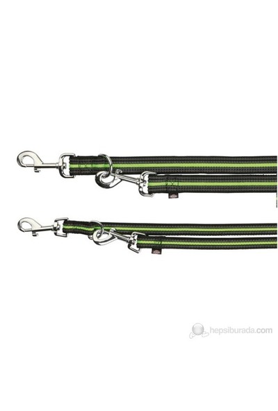 Trixie köpek gezdirme kayışı S-L 2m/25mm syh/yeşil Trixie köpek gezdirme kayışı S-L 2m/25mm syh/yeşil
