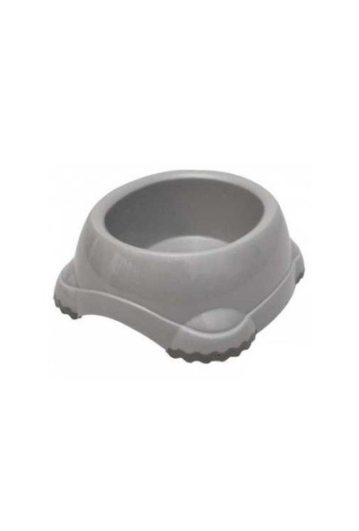 Moderna Köpek Plastik Mama Ve Su Kabı Gri 2200 Ml