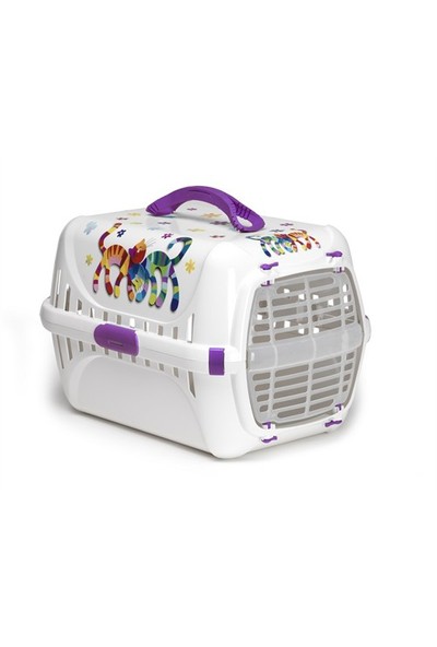 Moderna Kedi Taşıma Kabı Mor 51 X 31 X 34 Cm