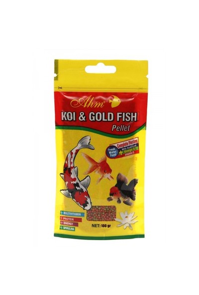 Ahm Koi Goldfish Pellet 100 Gr
