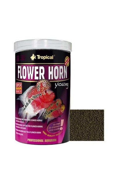 Tropical 65384 Flower Horn Young Pellet 250 Ml Tropical 65384 Flower Horn Young Pellet 250 Ml