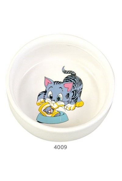 Trixie kedi seramik mama ve su kabı, 0,3lt/11cm