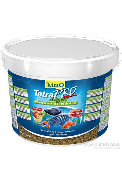 Tetra Pro Algae Crisp Balık Yemi 10 Lt