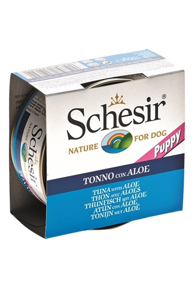 Schesir Dog Jelly 150 Gr.Can - Aloevera Ve Ton Balıklı Köpek Konservesi Schesir Dog Jelly 150 Gr.Can - Aloevera Ve Ton Balıklı Köpek Konservesi