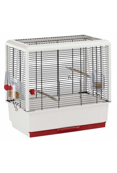 Ferplast Piano 3 Üstü Açılabilir Siyah Telli Kuş Kafesi