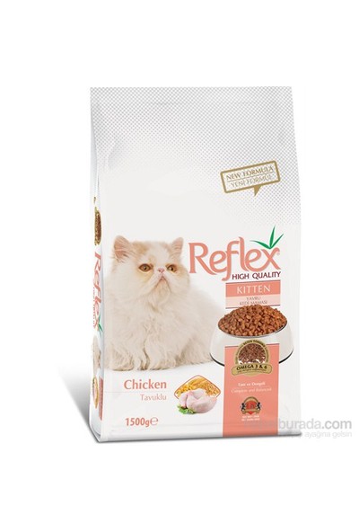 Reflex Kitten Tavuklu Yavru Kedi Maması 1,5 Kg Reflex Kitten Tavuklu Yavru Kedi Maması 1,5 Kg