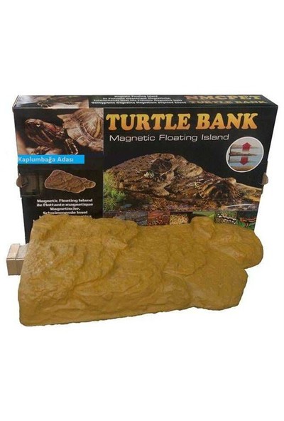 Kaplumbağa İçin Mıknatıslı Yüzen Ada