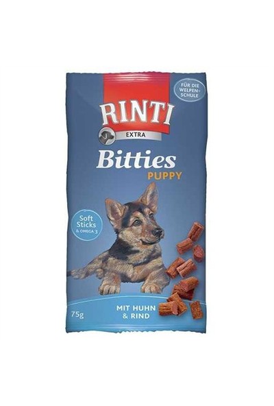 Rinti Exrta Yavru Köpekler İçin Tavuk Ve Sığır Etli Ödül 75 Gr Rinti Exrta Yavru Köpekler İçin Tavuk Ve Sığır Etli Ödül 75 Gr