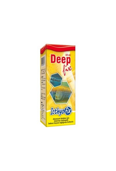 Deep Fix Icthyo - Fix (Akvaryum Beyaz Benek Hastalığı İçin) 50 Ml.
