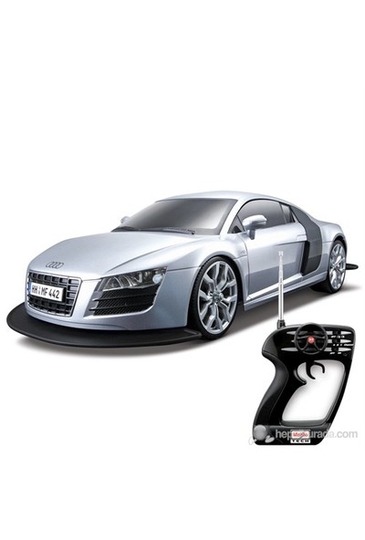 Maisto Audi R8 V10 Uzaktan Kumandalı Araba 1:10 Maisto Tech Gri Maisto Audi R8 V10 Uzaktan Kumandalı Araba 1:10 Maisto Tech Gri