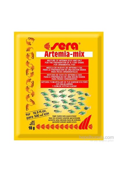Sera Artemia Mix Balık Yemi 18 Gr