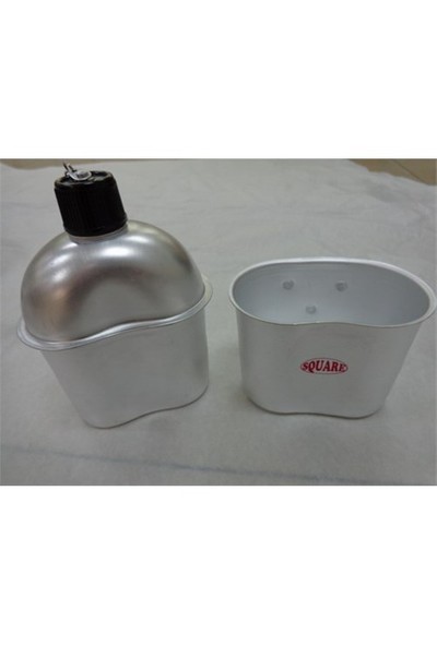 Square 930Cv Taslı Matara(Kamuflaj Kılıflı)