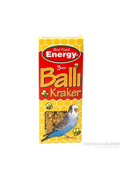 Energy Ballı Muhabbet Kuşu Krakeri - 100 g