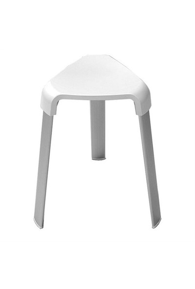 Primanova Alüminyum Banyo Taburesi Beyaz M-Kv17-01 Primanova Alüminyum Banyo Taburesi Beyaz M-Kv17-01