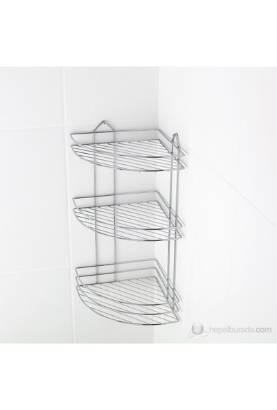 Tekno-tel 3 KATLI BANYO KÖŞELİĞİ KROM BK003 Tekno-tel 3 KATLI BANYO KÖŞELİĞİ KROM BK003