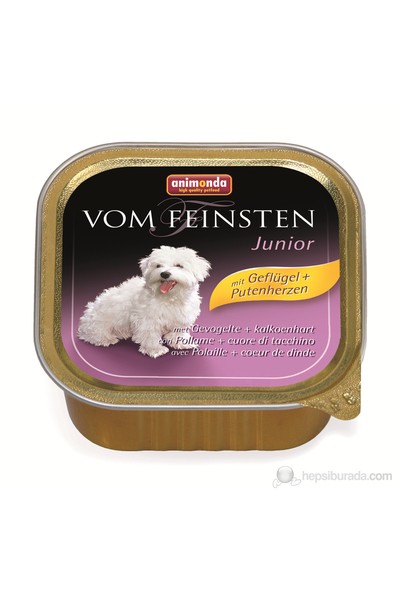 Animonda V.F.Junior Kümes Hayvanlı&Hindi Yüreği Köpek Konserve 150 Gr Animonda V.F.Junior Kümes Hayvanlı&Hindi Yüreği Köpek Konserve 150 Gr