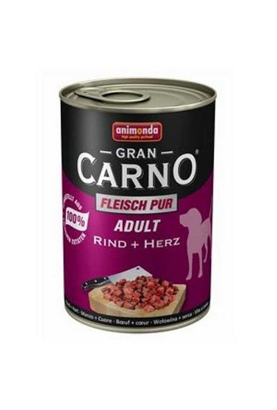 Animonda Gran Carno Sığır Eti Ve Yürekli Köpek Konservesi 400 Gr