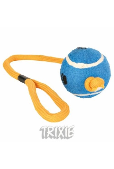 Trixie köpek oyuncağı , ipli tenis topu 6cm / 50cm Trixie köpek oyuncağı , ipli tenis topu 6cm / 50cm