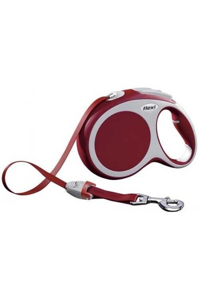 Flexi Vario Large 5 Metre Şeritli Kırmızı 76852