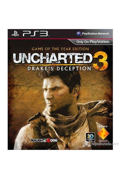 Uncharted 3: Drake's Deception Game of the Year Edition Türkçe PS3 Uncharted 3: Drake's Deception Game of the Year Edition Türkçe PS3