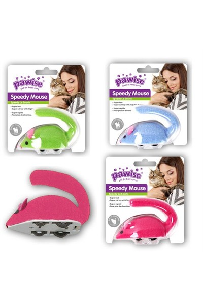 Pawise Kurmalı Peluş Fare Kedi Oyuncağı 9 Cm
