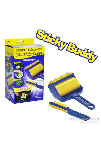 Mr.Sticky Buddy Yıkanabilen Tüy ve Toz Toplama Rulosu Mr.Sticky Buddy Yıkanabilen Tüy ve Toz Toplama Rulosu