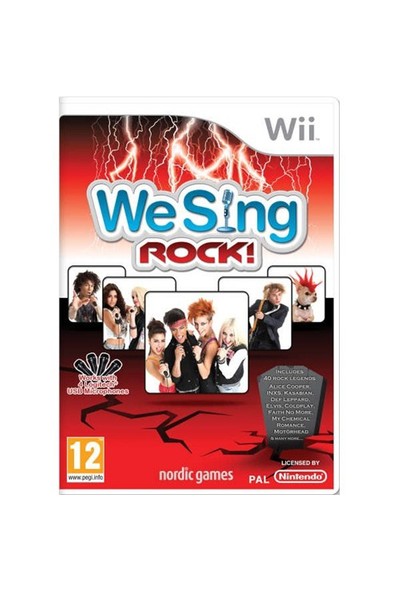 Nintendo OYUN Wii We Sing Rock solus Nintendo OYUN Wii We Sing Rock solus