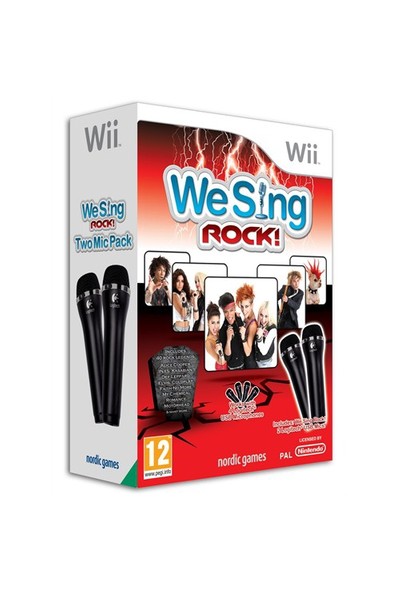 Nintendo OYUN Wii We Sing Rock with 2 Mikrofon Nintendo OYUN Wii We Sing Rock with 2 Mikrofon