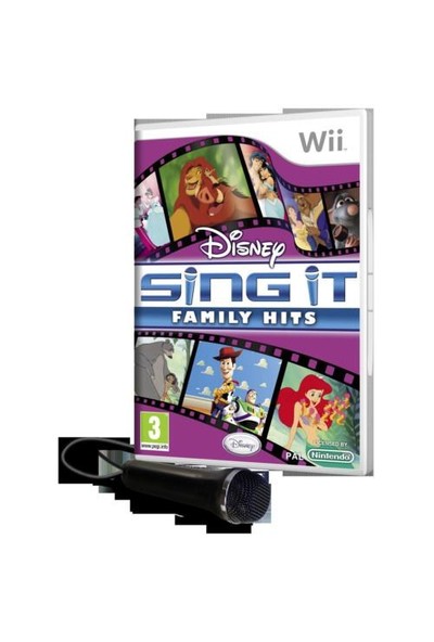 Wii Disney Sing it Family with.Mikrofon Wii Disney Sing it Family with.Mikrofon