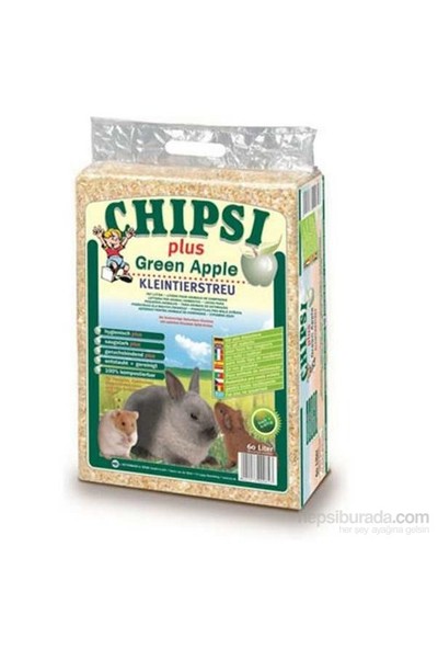 Chipsi Elmalı Kemirgen Talaşı 60 Lt 3,2Kg