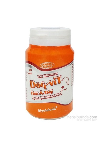 Biyoteknik Dog-Vit One A Day Köpekler İçin Vitamin Tablet