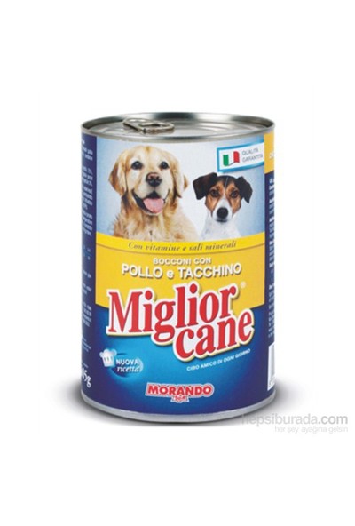 Köpek Konserve Tavuk & Hindi 405 Gr Köpek Konserve Tavuk & Hindi 405 Gr