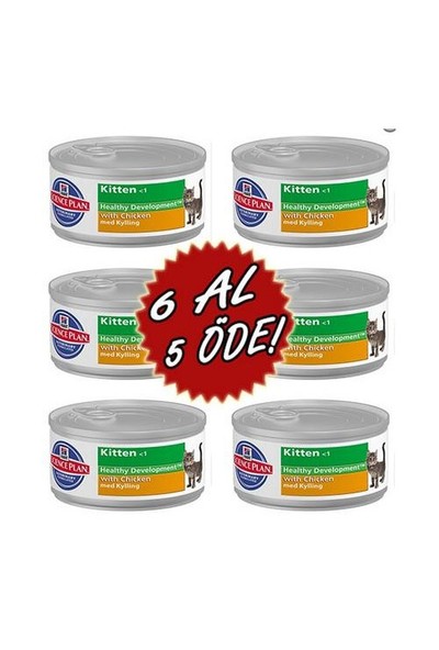 Hills Kitten Tavuklu Ciğerli Yavru Kedi Konservesi 6 X 85 Gr
