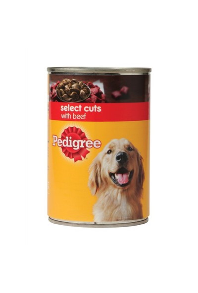 Pedigree Konserve Erişkin İri Parçalı Biftek Konserve Mama 400 gr x 24 Pedigree Konserve Erişkin İri Parçalı Biftek Konserve Mama 400 gr x 24