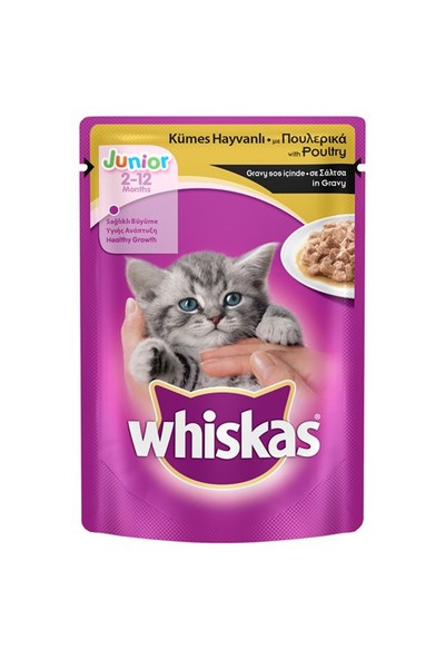 Whiskas Pouch Yavru Kümes Hayvanı 100 gr