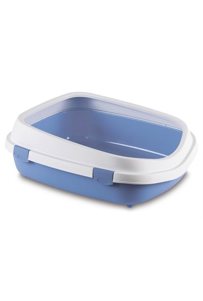 Stefanplast Queen Açık Kedi Tuvaleti Mavi