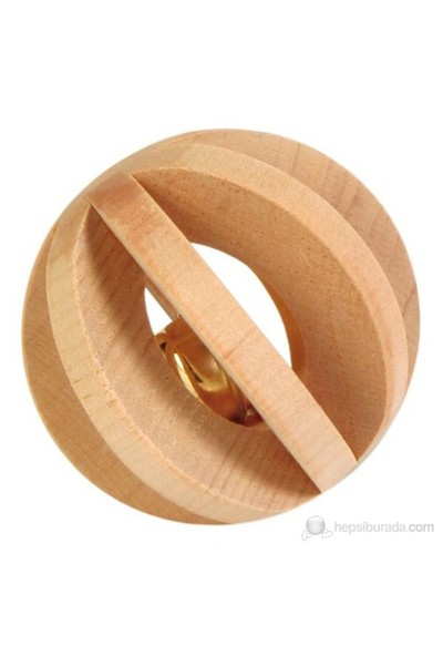 Trixie Kemirgen Tahta Zilli Oyuncak, Ø6cm