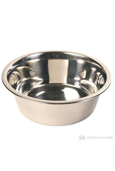 Trixie Köpek Paslanmaz Çelik Su Kabı, 2.8 L/Ø24 Cm