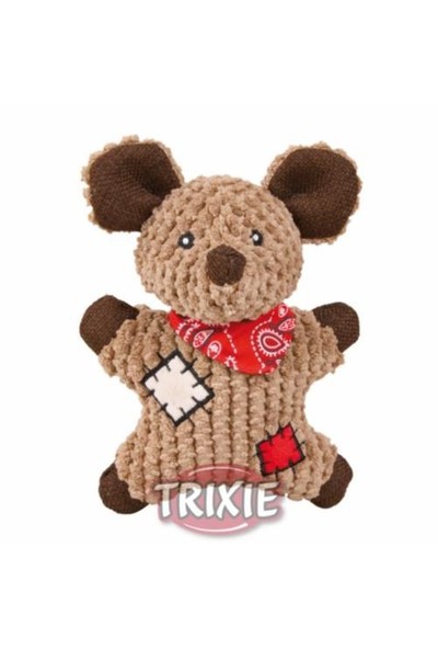 Trixie köpek oyuncağı, peluş fare 19cm