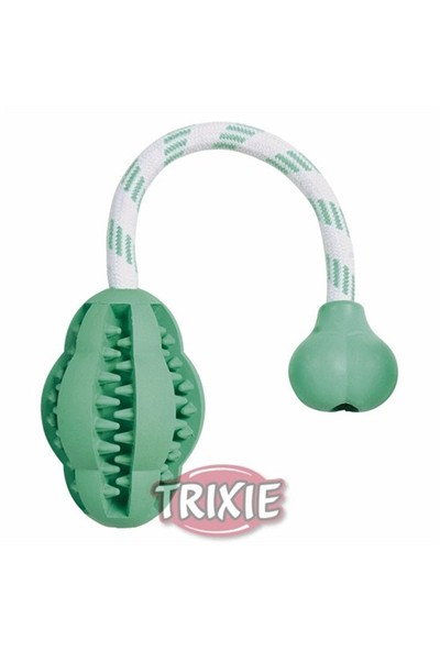 Trixie köpek ipli top oyuncağı , dental 28cm