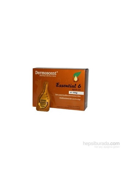 Dermoscent 6 0-10 Kg. Köpekler İçin Koku Giderici Damla 4´Lü Paket Dermoscent 6 0-10 Kg. Köpekler İçin Koku Giderici Damla 4´Lü Paket