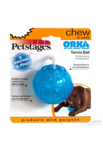 Petstages Orka Tenis Ball (Patentli Orka Malzemesi, Sağlığa Zararsız, İçine Ödül Konulabilir,Süper Esnek Top, Köpek Oyuncağı) Petstages Orka Tenis Ball (Patentli Orka Malzemesi, Sağlığa Zararsız, İçine Ödül Konulabilir,Süper Esnek Top, Köpek Oyuncağı)